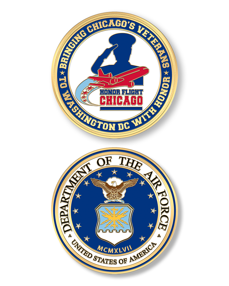 CHALLENGE COINS – Honor Flight Chicago